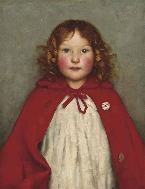 Thomas Cooper Gotch Young Phyllis A Portrait Study Of Phyllis Gotch