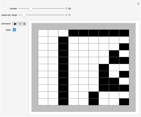 Animated Binary Wolfram Demonstrations Project