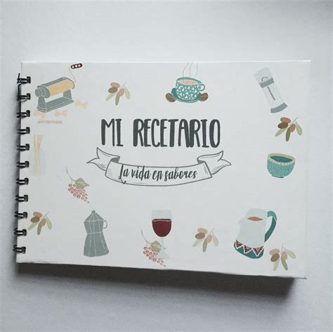 Recetario Diseño Para Libro De Recetas Como Hacer Un Recetario