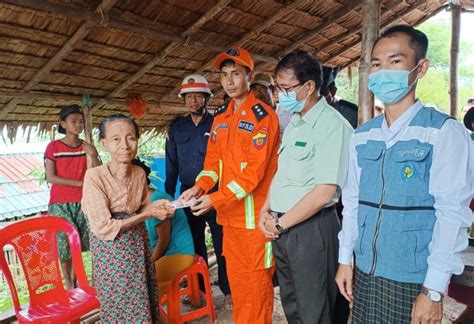 ညောင်တုန်းမြို့နယ်တွင် မြစ်ကမ်းပါပြိုကျမှုကြောင့် ကမ်းပြိုဘေးသင့်ခဲ့သည့