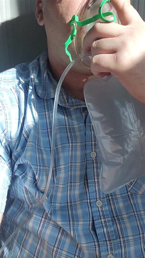 Oxygen Mask With Oxygen Tank Non Rebreather