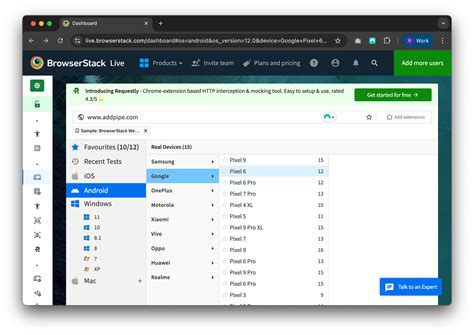 Camera And Microphone Testing Using Browserstack