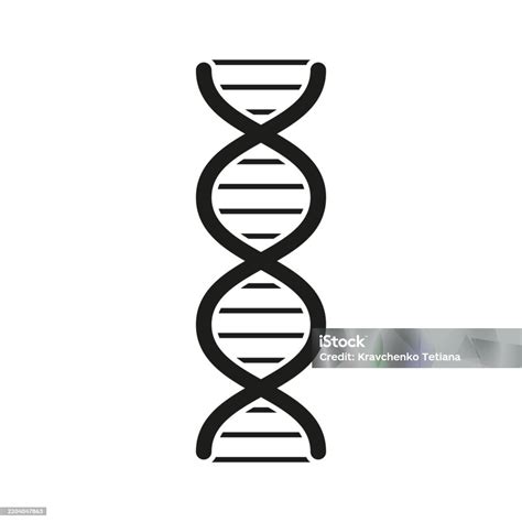 Dna 나선 아이콘입니다 유전 구조 기호입니다 분자 과학 모양 벡터 일러스트 레이 션 Dna에 대한 스톡 벡터 아트 및 기타 이미지 Istock