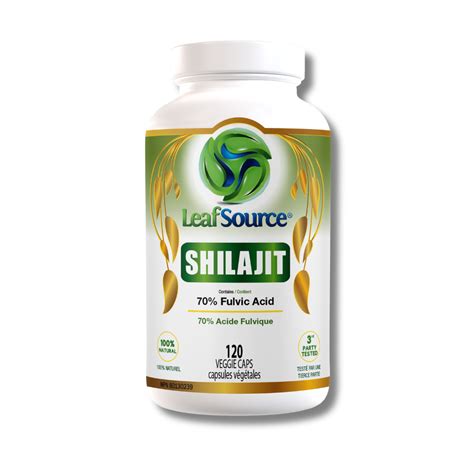 Shilajit With 70 Fulvic Acid Leafsource® Canada