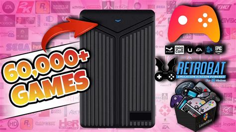 Hyper Base Mix 5tb Emulation Hard Drive Over 60000 Games Youtube