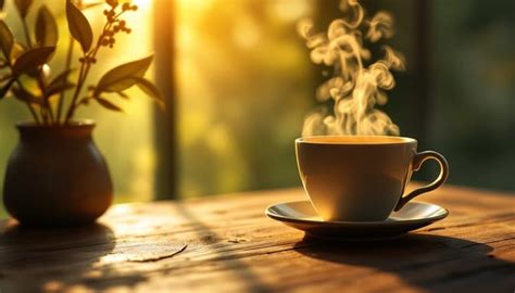 Free Steaming Morning Brew Image Coffee Steam Sunlight Download