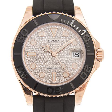 Rolex Pre Owned Rolex Yacht Master Diamond Set Dial Unisex Watch 268655
