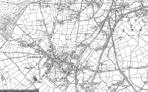 Old Maps Of Cannock Staffordshire Francis Frith