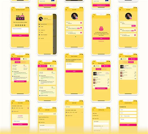 Traxi Mobile App UI UX Case Study Design On Behance
