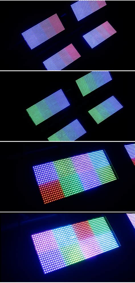 New Arrival LED W RGB Marquee Strobe Light Segments Suitable For Night Club DJ Wedding