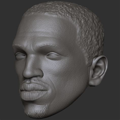 👽 Cj From Gta Head For Action Figures・ Stl File For 3d Printing・cults