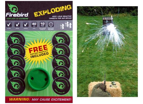 Firebird Ar40 Airflash 40 Extreme Air Rifle Exploding Targets Pull The Trigger