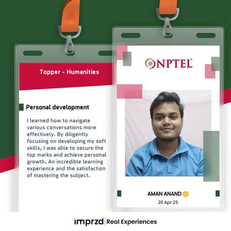 Nptel Aman Anand Avatar