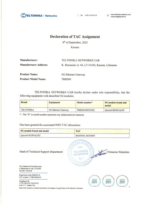 Trb500 Tac Codes Teltonika Networks Wiki