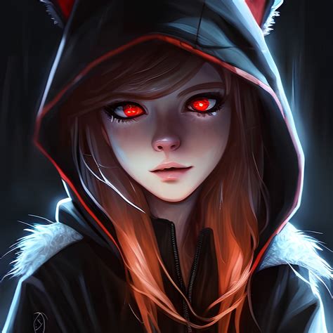 Black Fox Demon Girl By Punkerlazar On Deviantart