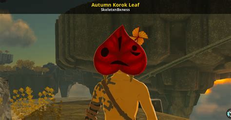 Autumn Korok Leaf Mod For The Legend Of Zelda Tears Of The Kingdom