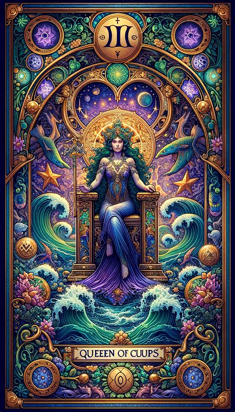 Queen Of Cups Tarot Card Meaning Upright And Reversed Interpretations