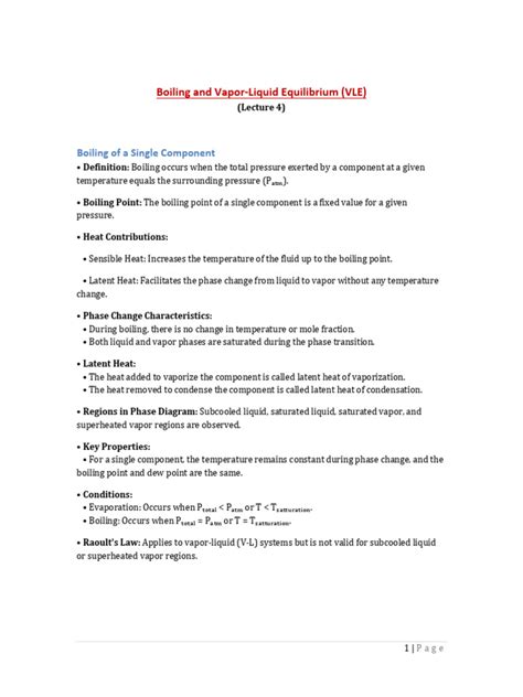 Vle Discussion Txy Plot Pdf Phase Matter Latent Heat