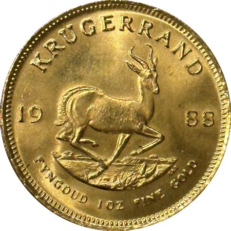 Kruegerrand 1 Unze 1988 Heubach Edelmetalle