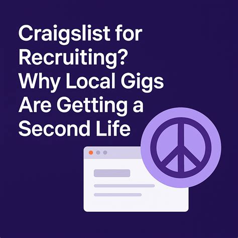 Craigslist Gigs Why They Are Thriving Today Job Distribution