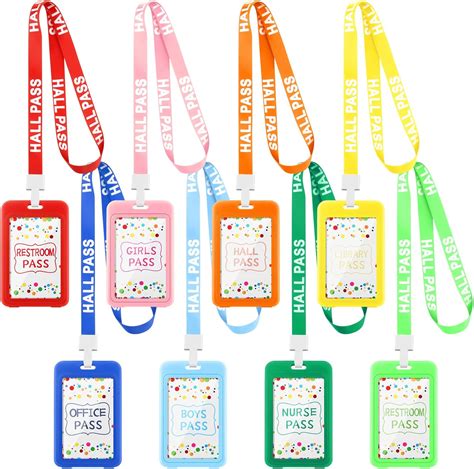 Tatuo 16 Pcs Hall Pass Lanyards Card Passes Set Philippines Ubuy