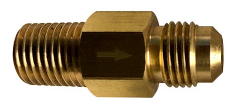 Brass And Aluminum M X F Anti Siphon Marine Valves 38 Flare X 14 Mip