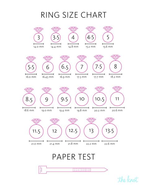 Heres How To Easily Measure Your Ring Size At Home Printable Ring
