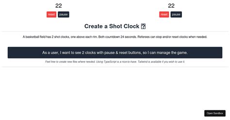 React Quiz Shot Clock Codesandbox