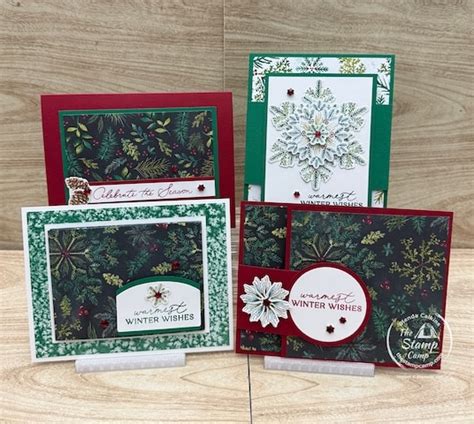 Elegant Pine Snowflakes Card Club Kit For December 2025
