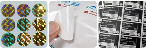 Permanent Anti Counterfeit Labels Security Eggshell Self Destructive Labels