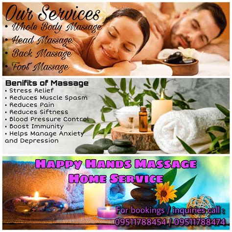Happy Hands Massage Home Service Our Services ~ Whole Body Massage