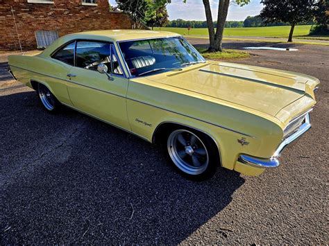 1966 Chevrolet Impala Coupe Yellow Ss For Sale