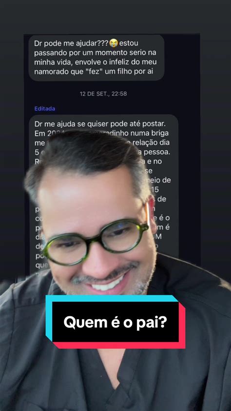 Quem é O Pai Teste De Dna Dr Francisco Tiktok