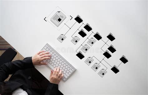 Digital File Directory And Folder Organization Structure Latch Stock