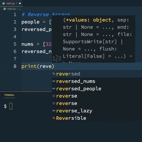 Python Reverse Arrays 👨‍💻 Shorts Youtube
