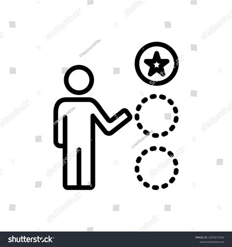 Vector Black Icon Priority Stock Vector Royalty Free 2370277413
