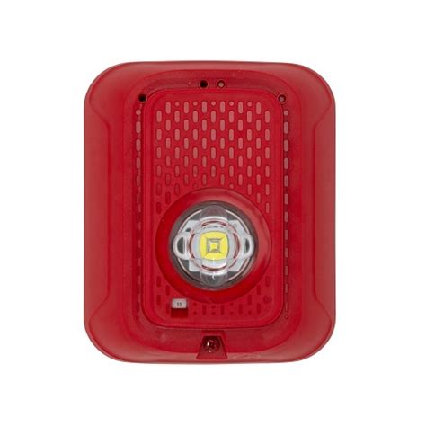 System Sensor Srled P L Series Wall Mount Strobe With Led Red Fire