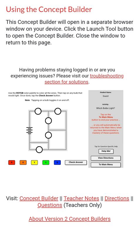 Solved Using The Concept Builderthis Concept Builder Will