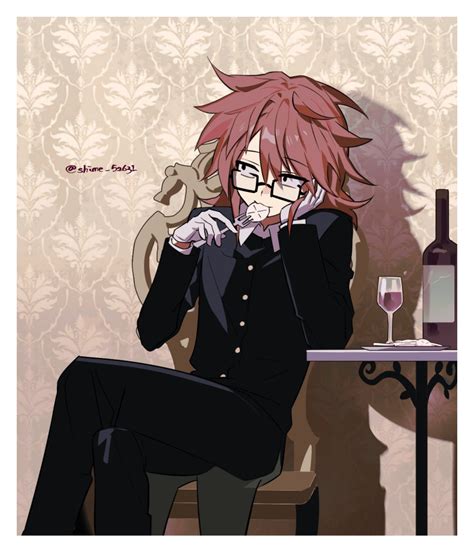 Safebooru 1boy 3 Alcohol Black Coat Black Eyes Bottle Brown Hair