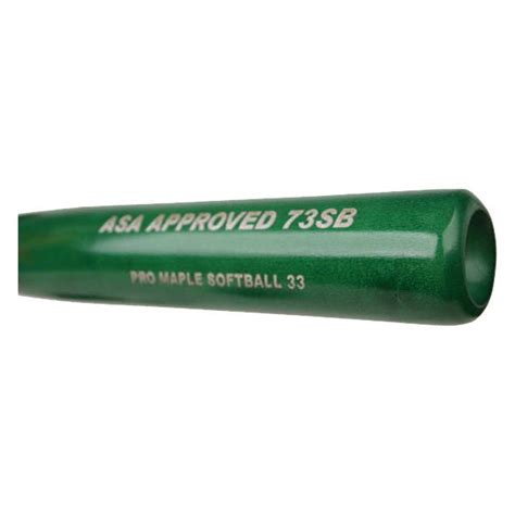 X Maple Wood Slow Pitch Softball Bat Sb73 Emerald Naturalemerald
