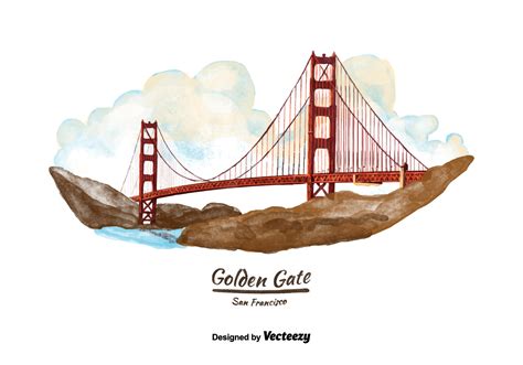 San Francisco Bridge Vector At Collection Of San