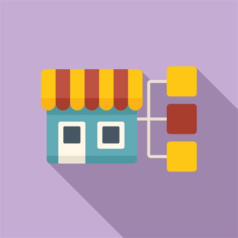 Shop Segment Market Icon Flat Vector Target Customer 15149797 Vector Art At Vecteezy