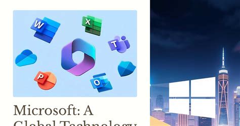 Copy Of Microsoft A Global Technology Leader