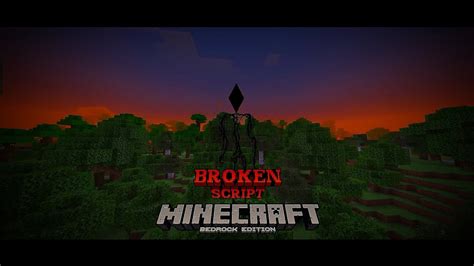 The Broken Script For Minecraft Bedrock/PE - YouTube
