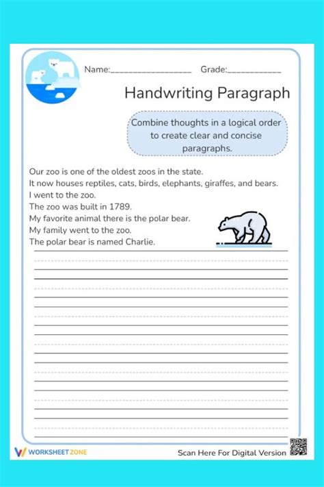 Free Printable Paragraph Writing Worksheets Interactive