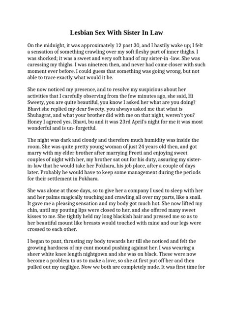 Lesbian Sex With Sister In Law Pdf
