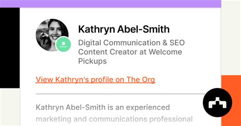 Kathryn Abel Smith Digital Communication And Seo Content Creator At