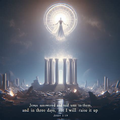 What Does John 2 19 Mean Bible Art