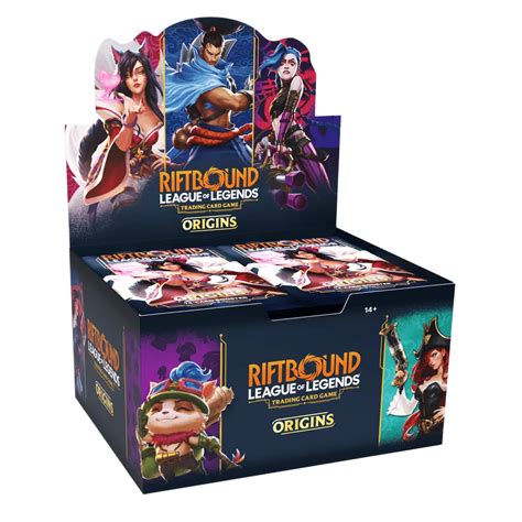Riftbound League Of Legends Tcg Origins Booster Box 24x Packs