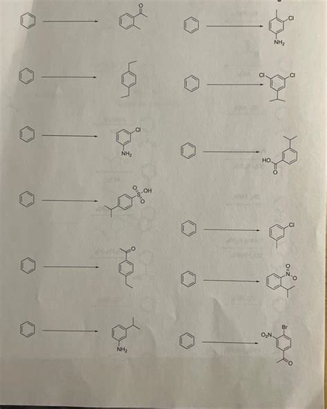 Solved 4 −br2febr3 Fuming H2so4 Hno3h2so400000